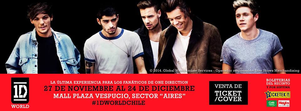 Gana entradas para la feria 1D World de One Direction en Chile ...